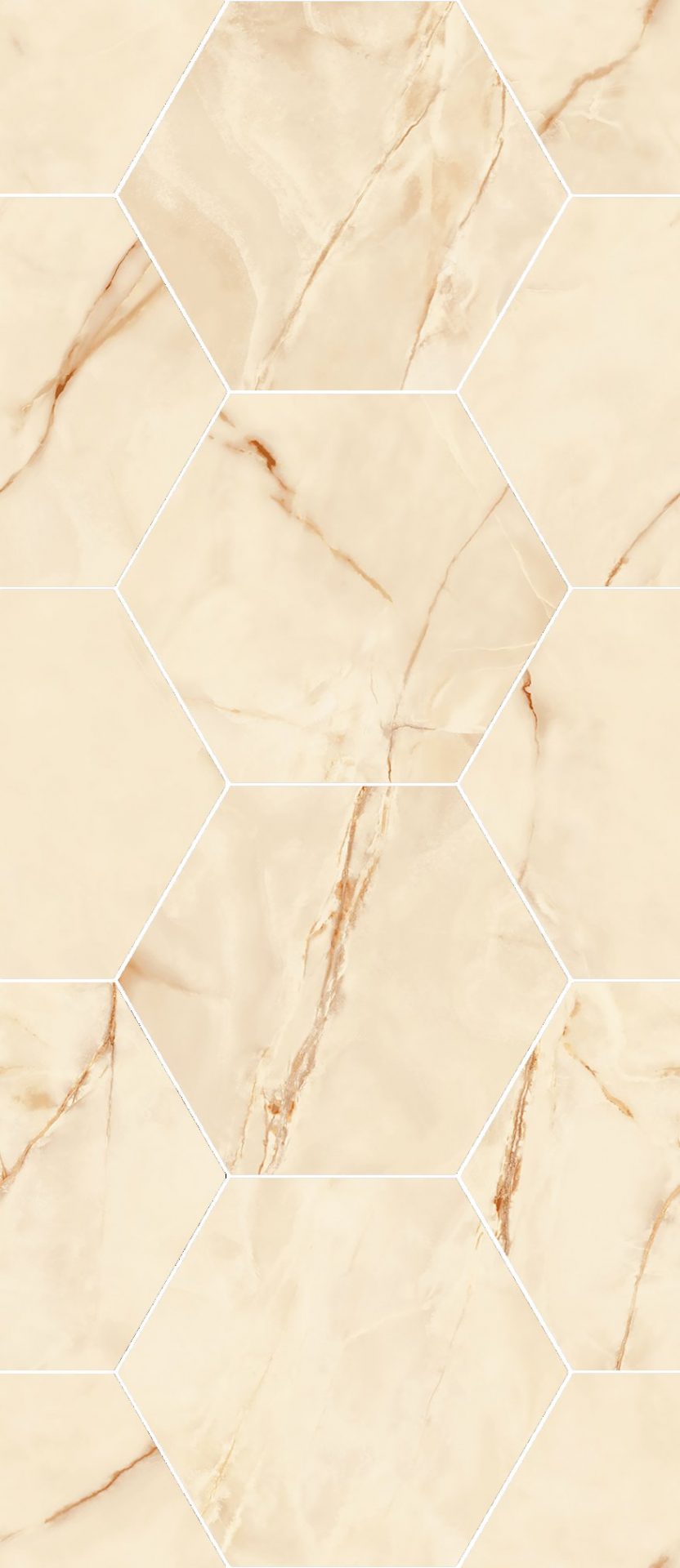 HEXAGONO ONIX GOLD - Gini carrelage